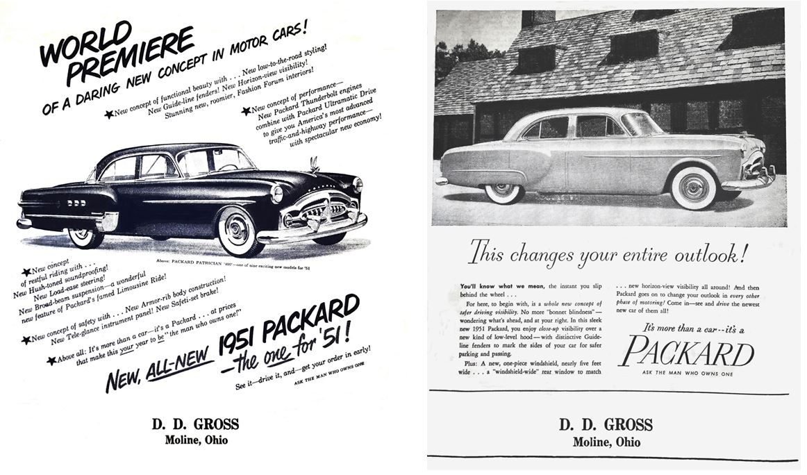 D.D. Gross Motor Sales: New Packard Sales During the 1950s - Packard ...