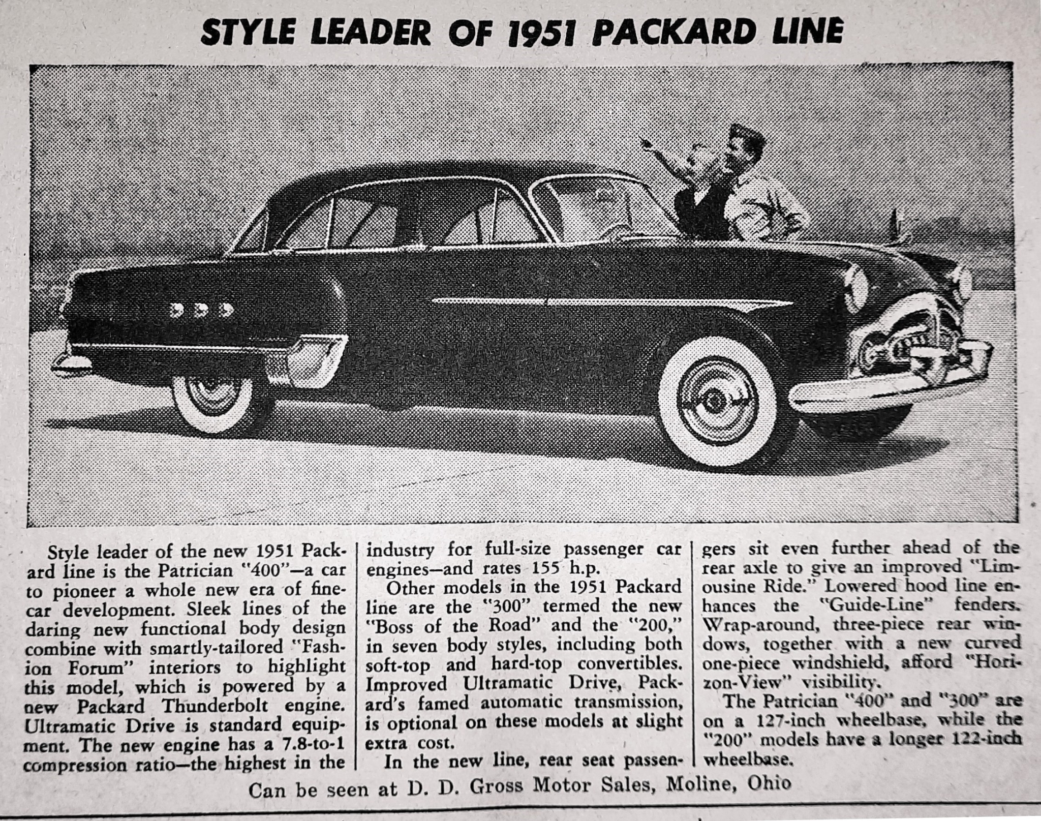 D.D. Gross Motor Sales: New Packard Sales During the 1950s - Packard ...